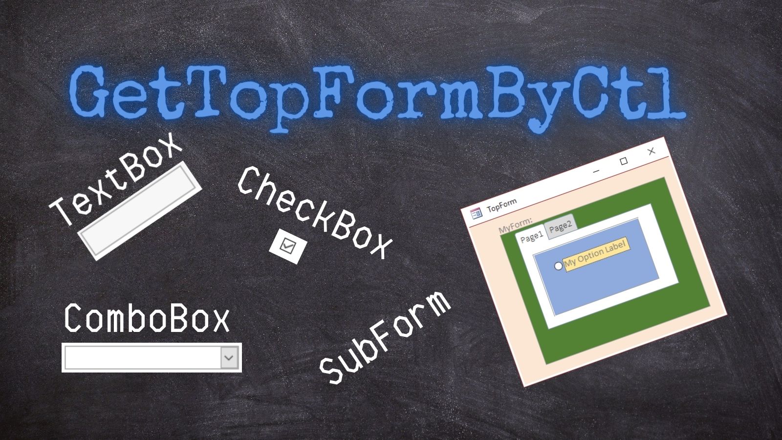 Get Top Form By Control