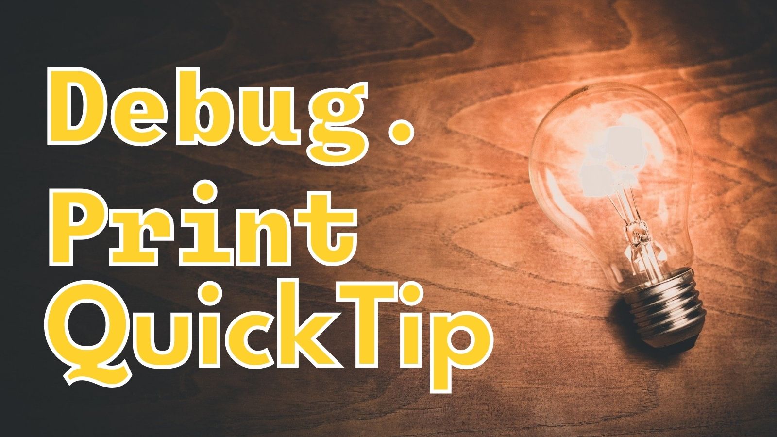 Preventing Line Break After Debug.Print Statement