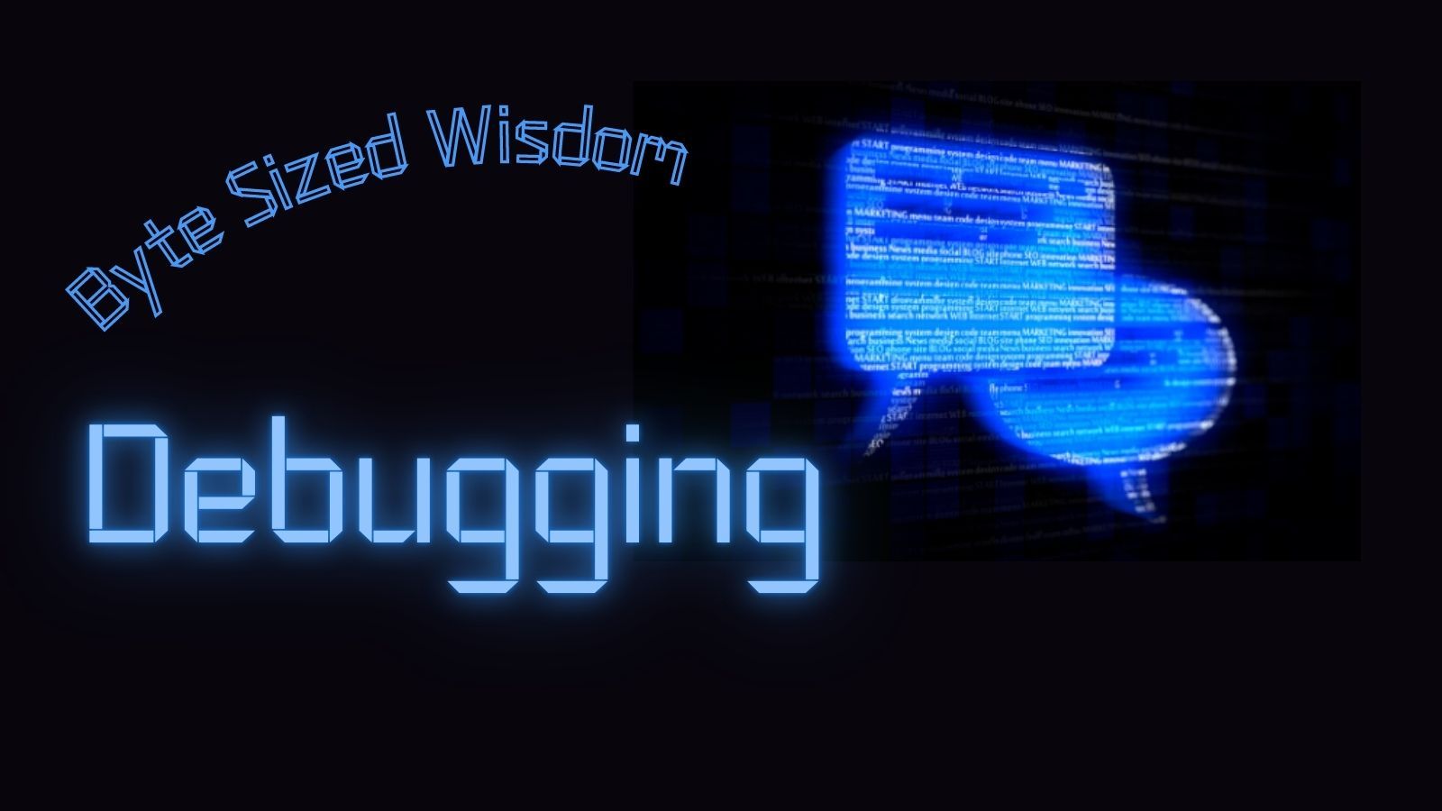 Byte-Sized Wisdom: Debugging Byte-Sized Wisdom: Debugging