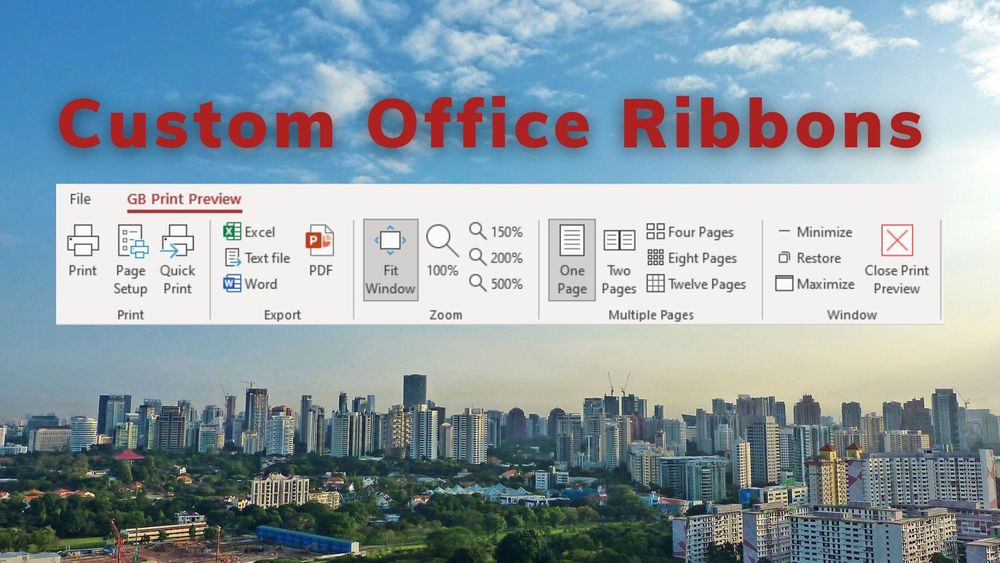 Office Ribbon Development Resources