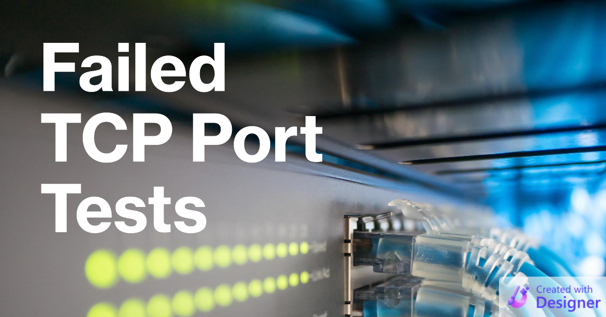 Tcp Port Test Fails When Sql Server Service Is Stopped