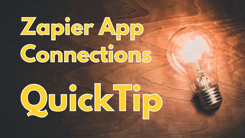 Quick Tip Connect Multiple Outlook Accounts To Zapier