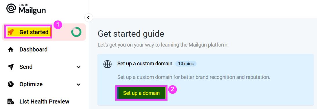 Mailgun: Setting Up a Custom Sending Domain