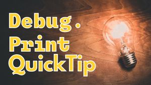 Preventing Line Break After Debug Print Statement preventing-line-break-after-debug-print-statement