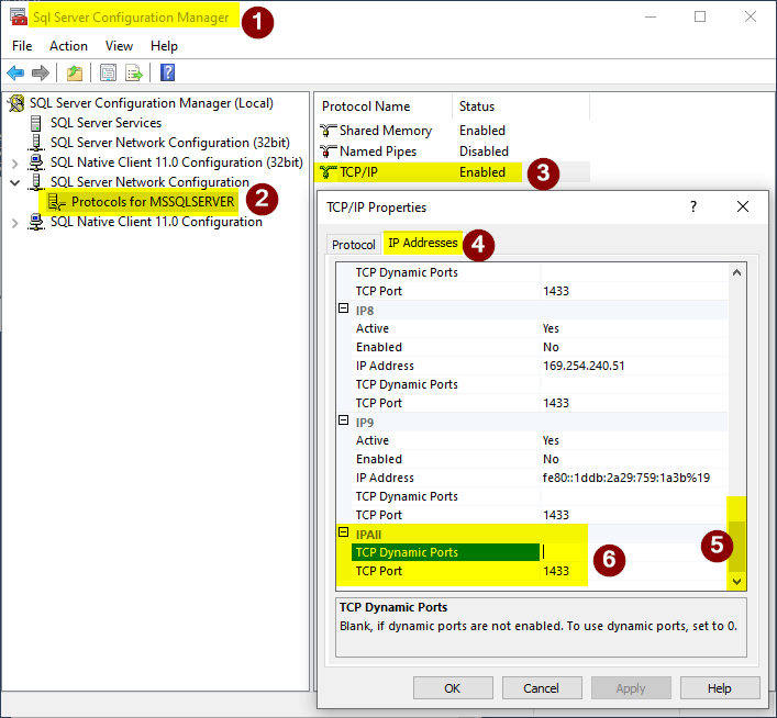 TCP Port Test Fails When SQL Server Service Is Stopped