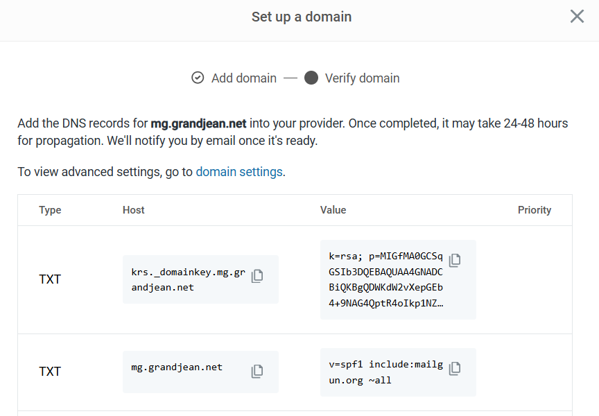 Mailgun: Setting Up a Custom Sending Domain